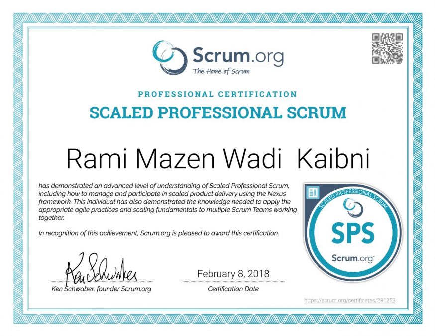 Scaled Professional Scrum (SPS) - RMK Coaching