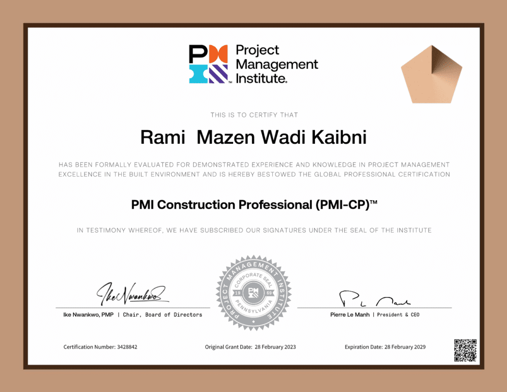 PMI Construction Professional (PMI-CP)® - RMK Coaching
