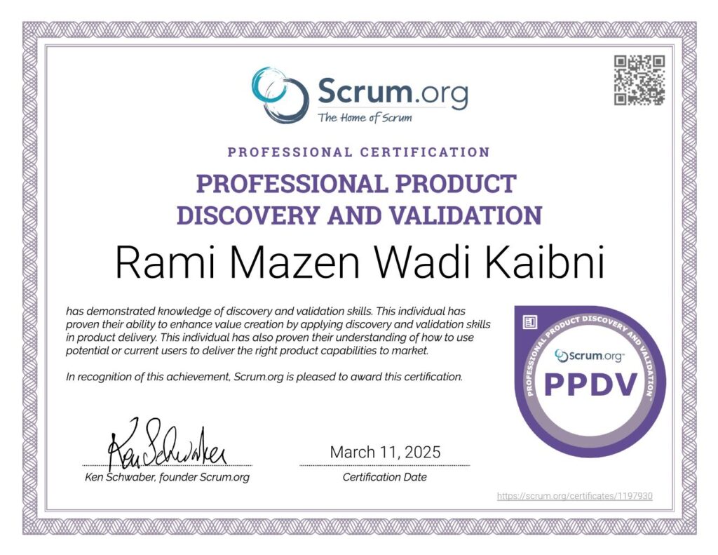 Professional Product Discovery and Validation (PPDV) - RMK Coaching
